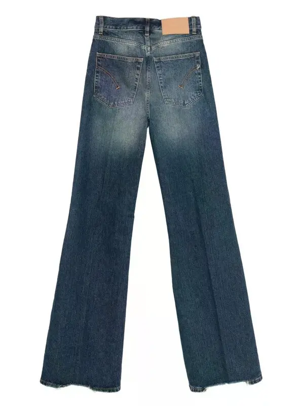 DONDUP Amber Wide-leg Jeans - Blue