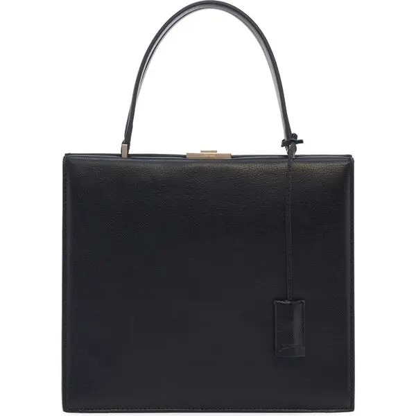 TOM FORD Grained Leather Top Handle Bag - 1n001 Black