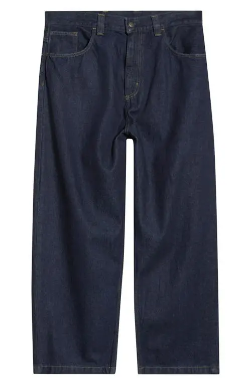 Carhartt Work In Progress Brandon Loose Straight Leg Jeans - Blue (rinsed)