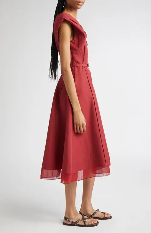3.1 Phillip Lim Bow Belted Midi Dress