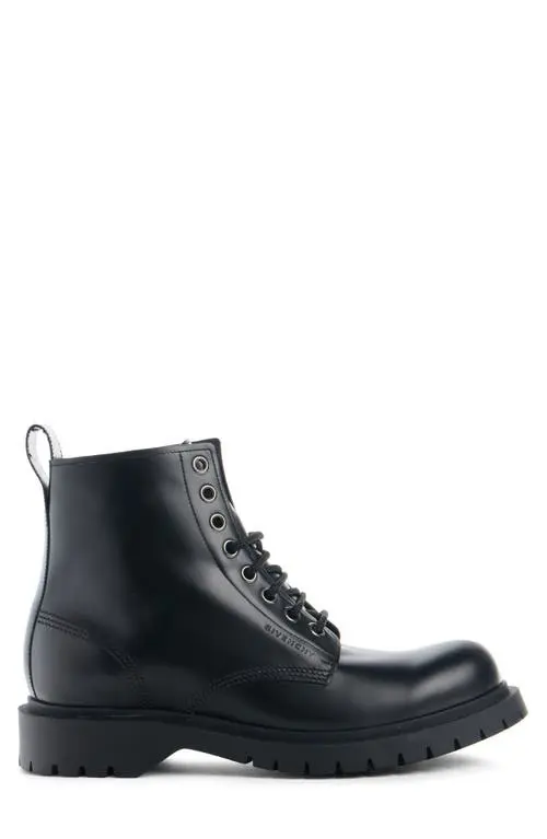 Givenchy Lugged Leather Boots