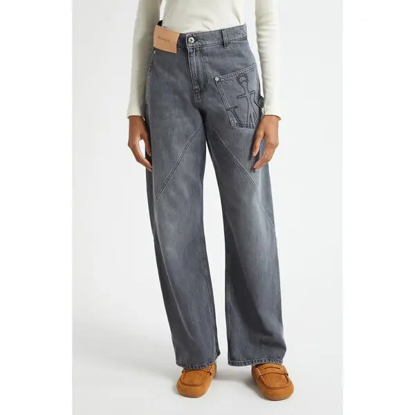 JW Anderson Twisted Workwear Jeans - Grey