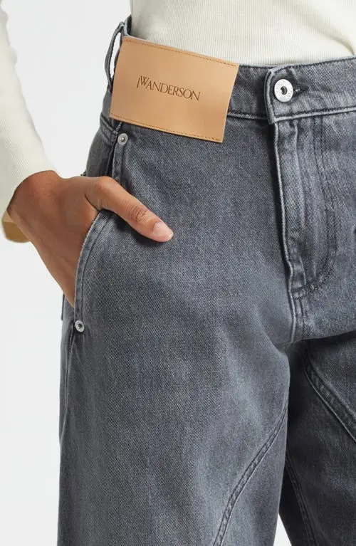 JW Anderson Twisted Workwear Jeans - Grey