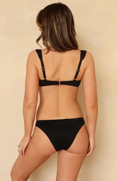 DIPPIN DAISY'S Athena Underwire Bikini Top - Black