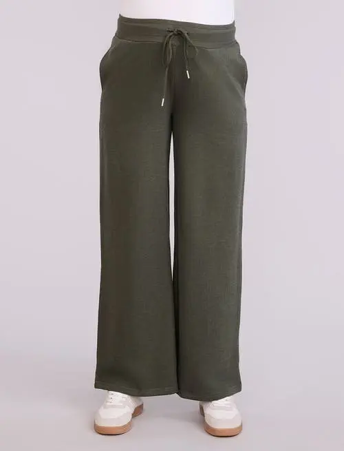 Motherhood Maternity Wide-leg Maternity Sweatpants - Deep Depths