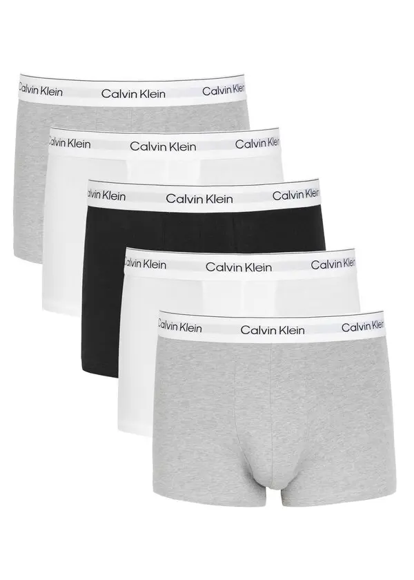 Calvin Klein Icon Stretch-cotton Trunks - White