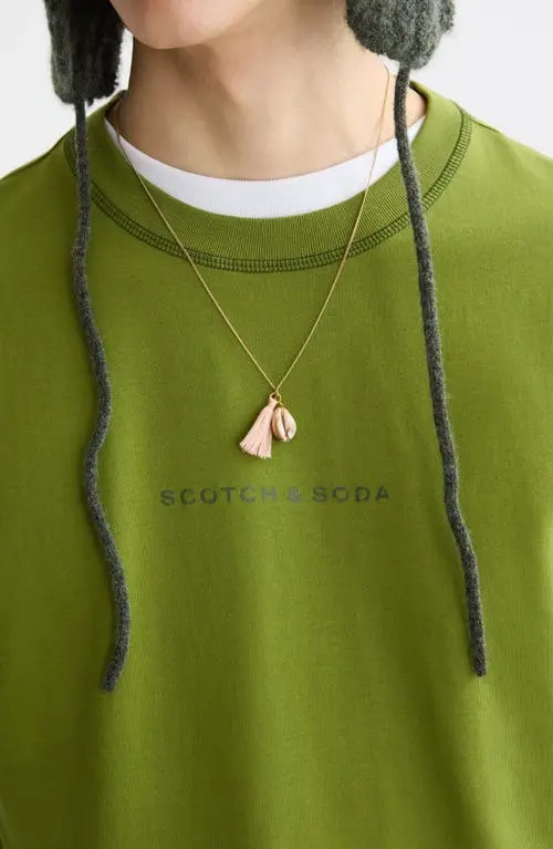 Scotch & Soda Relaxed Fit Cotton Logo T-shirt