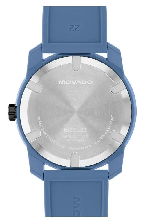 Movado Bold Tr90 Silicone Strap Watch