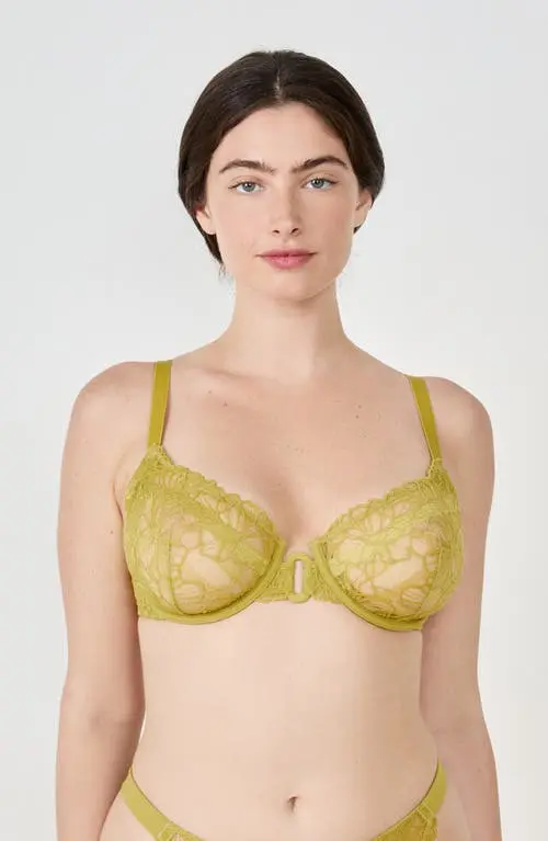 ETAM Hedonisme N°9 Classique Lace Underwire Bra - Anise