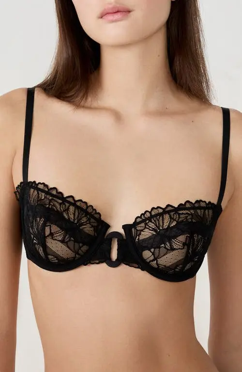 ETAM Hedonisme N°9 Classique Lace Underwire Bra - Black