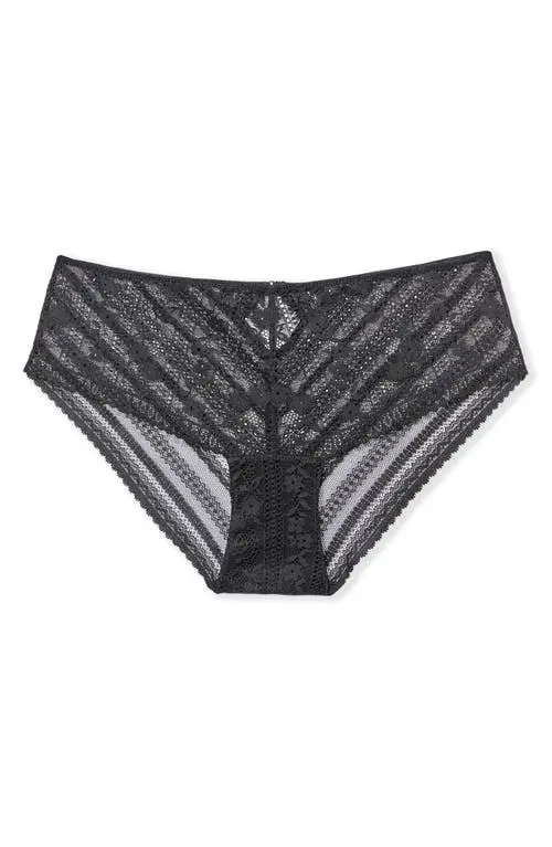 ETAM Aura Lace Shorty Panties - Black