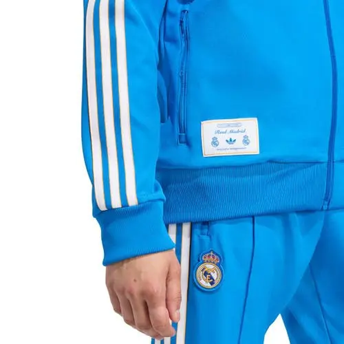 Adidas Real Madrid Terrace Icons Full-zip Track Jacket