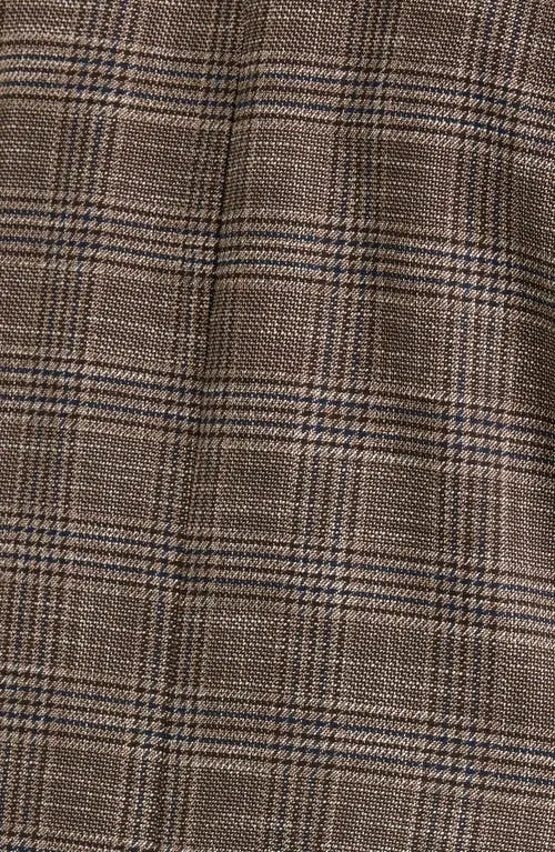 TAHARI ASL Plaid Double Breasted Blazer