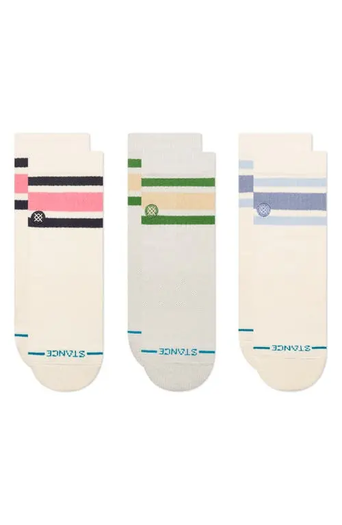 Stance Boyd 3-pack Quarter Socks - Ivory