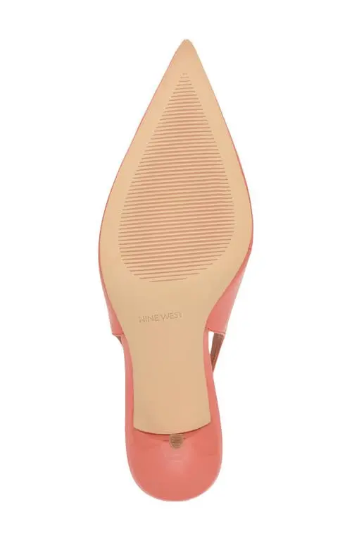 Nine West Palomma Slingback Pointed Toe Pump - Orange