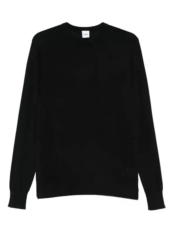 Aspesi Crew-neck Sweater - Black