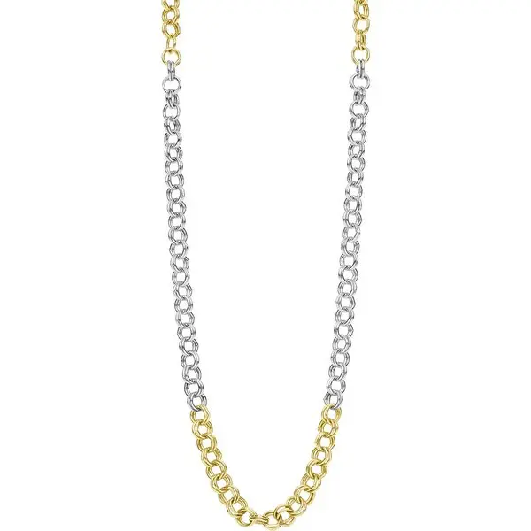 Lagos Two-tone Link Chain Necklace - Two Tone
