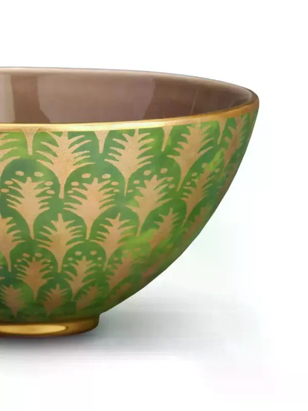L'Objet Fortuny Piumette Bowl - Green