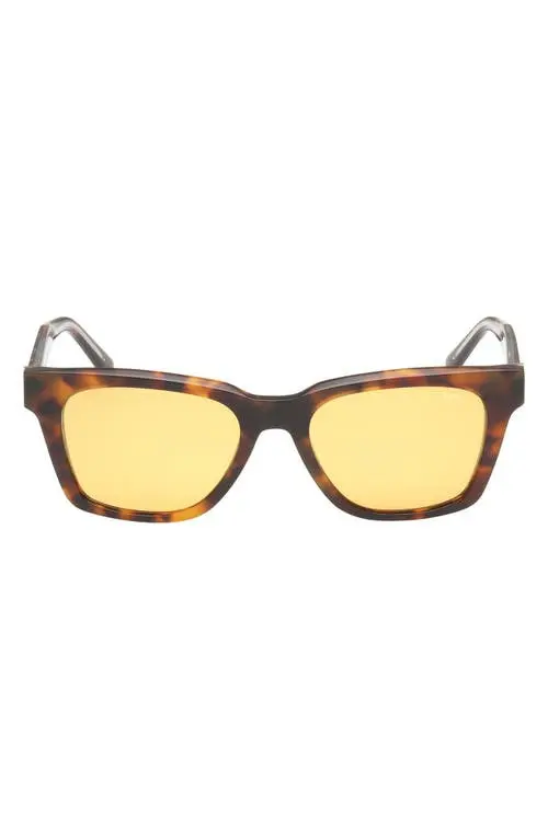 Abercrombie 52mm Square Sunglasses - Dark Havana /brown Lens