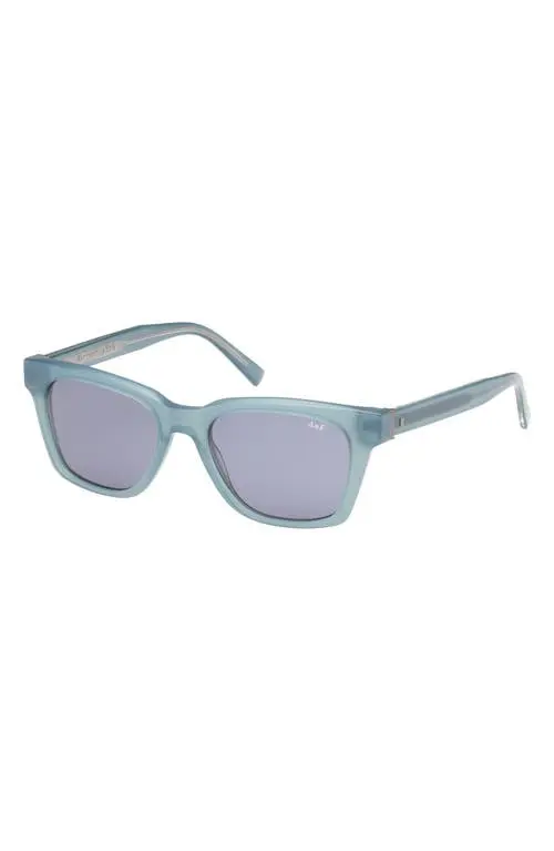 Abercrombie 52mm Square Sunglasses - Shiny Blue /smoke Lens