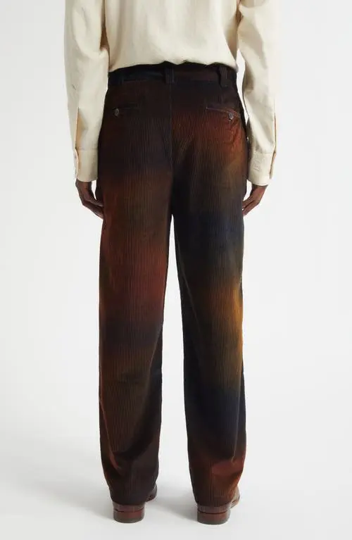 THE ELDER STATESMAN Norm Ombré Corduroy Pants