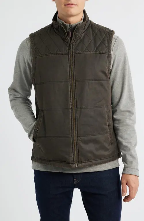 Johnston & Murphy Antique Cotton Quilted Vest