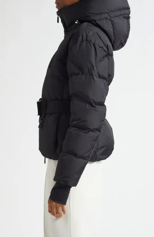 Moncler Bouquetin Hooded Down Puffer Jacket - Black
