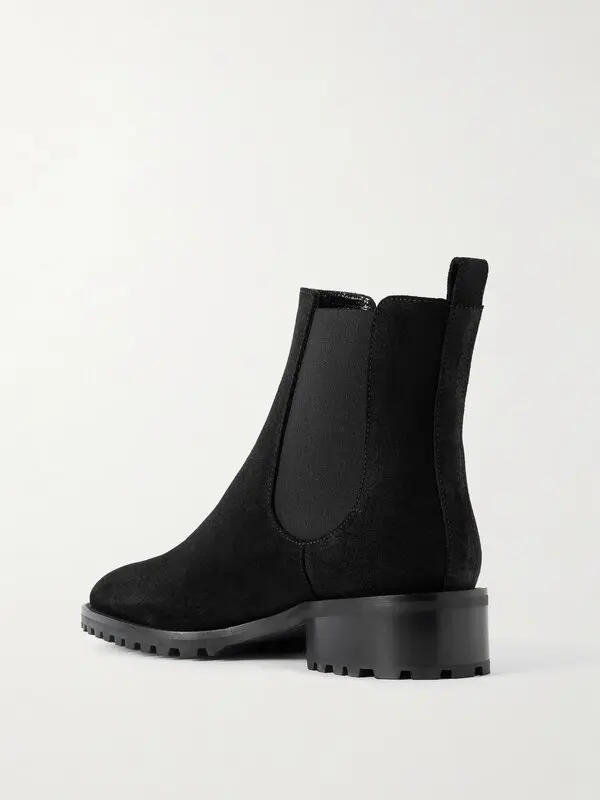 Manolo Blahnik Chelata 30 Suede Chelsea Boots