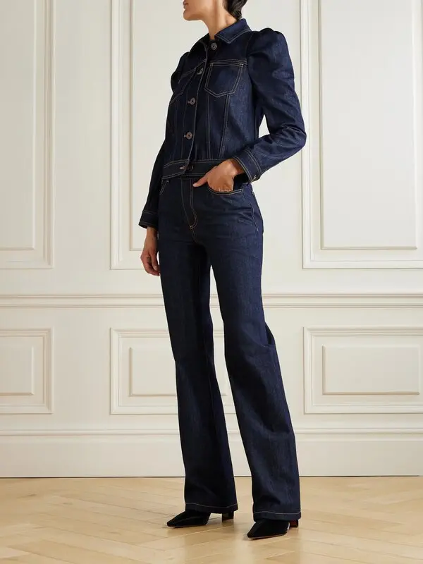 Alexander McQueen High-rise Straight-leg Jeans