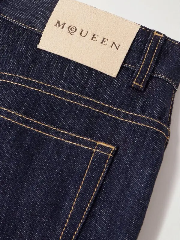 Alexander McQueen High-rise Straight-leg Jeans