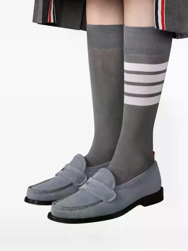Thom Browne Varsity Suede Loafers