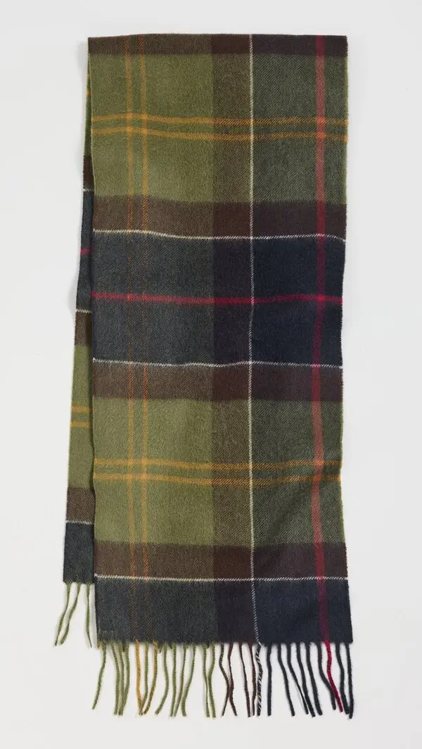 Barbour Cashmere Tartan Scarf - Classic