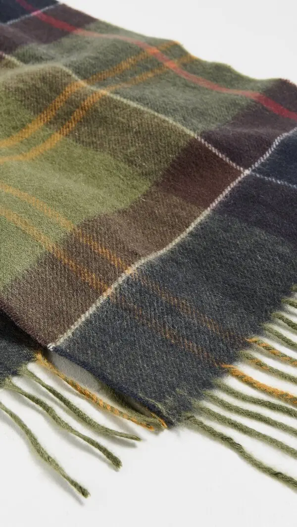 Barbour Cashmere Tartan Scarf - Classic