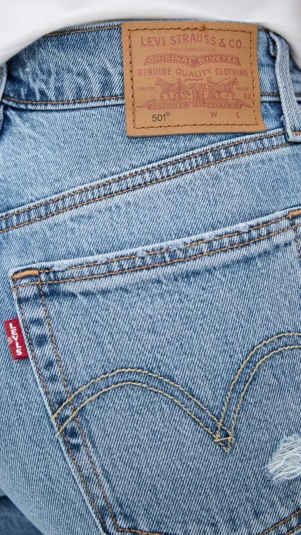 LEVI'S 501 Straight Leg Jeans