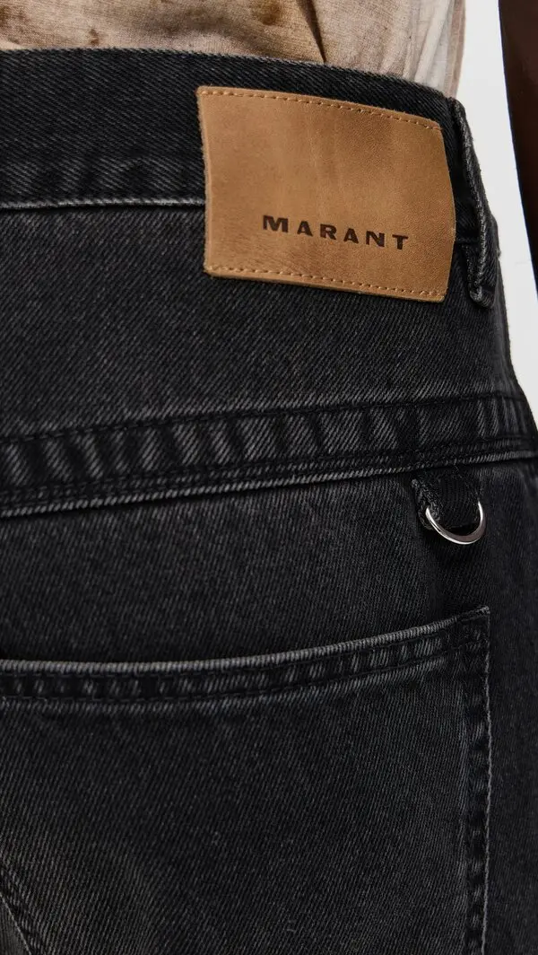 Isabel Marant Jeffrey Rock Straight Leg Jeans