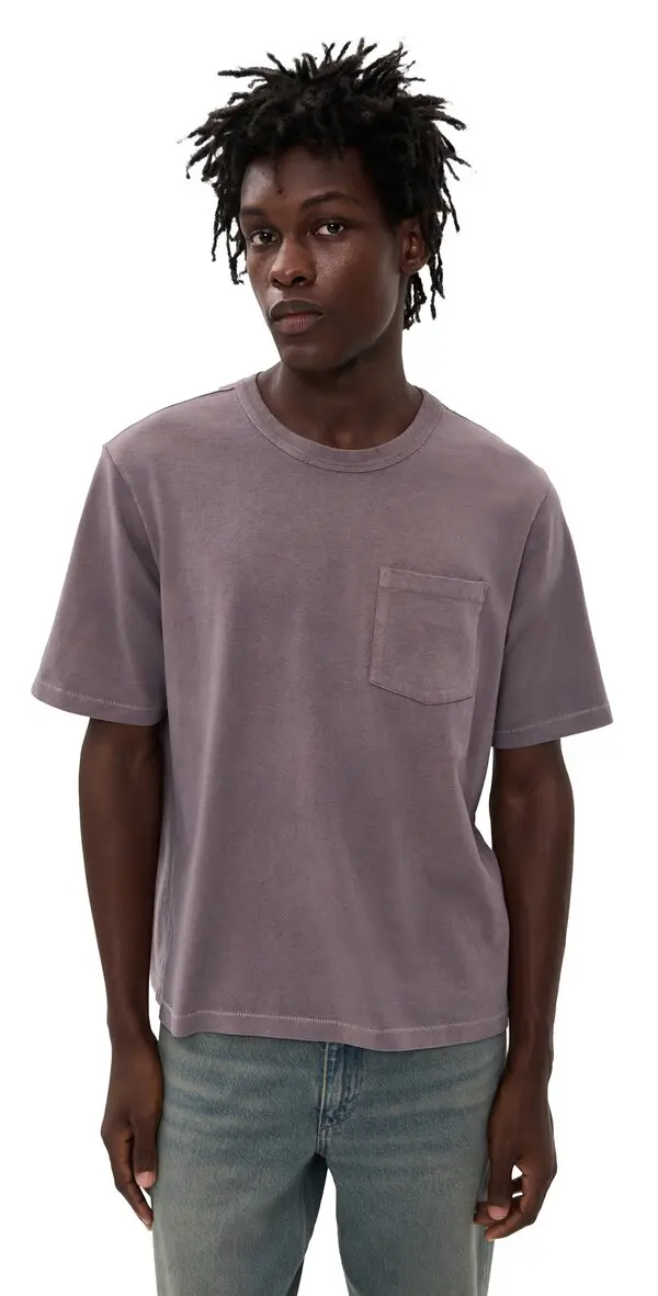 CORRIDOR Garment Dyed Tee - Grey