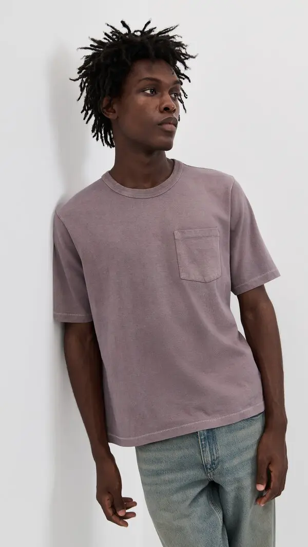 CORRIDOR Garment Dyed Tee - Grey