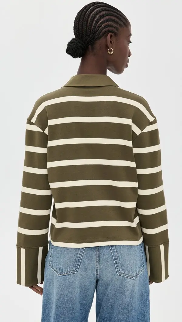 Tanya Taylor Whitney Striped Knit Top