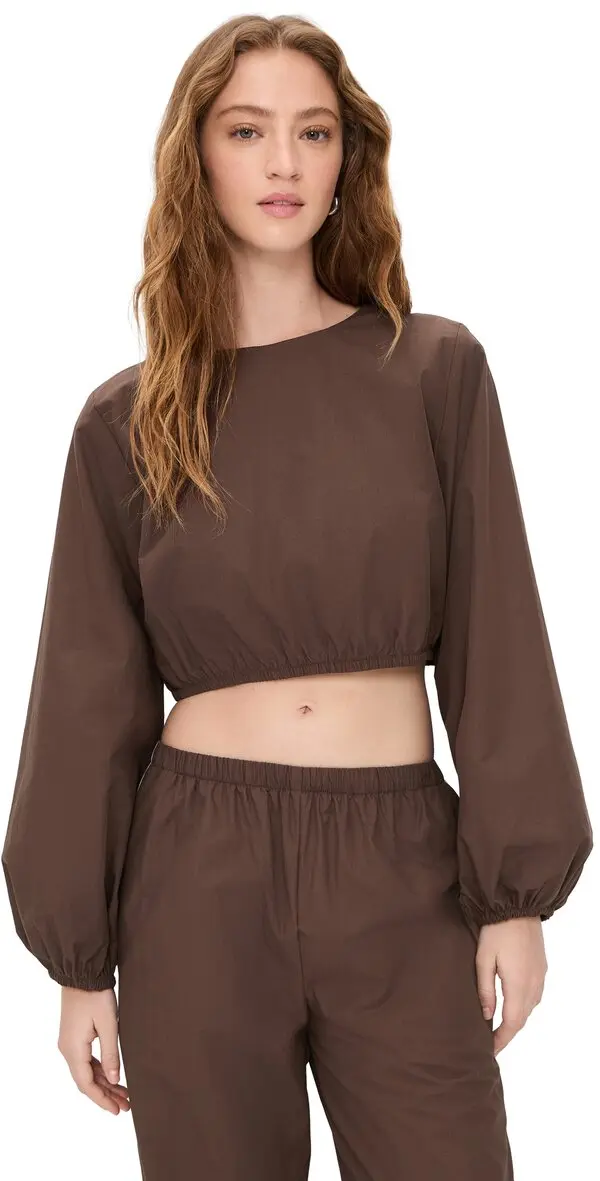 LE BOP Lillian Blouse - Brown