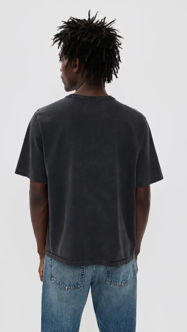 CORRIDOR Garment Dyed Tee - Black