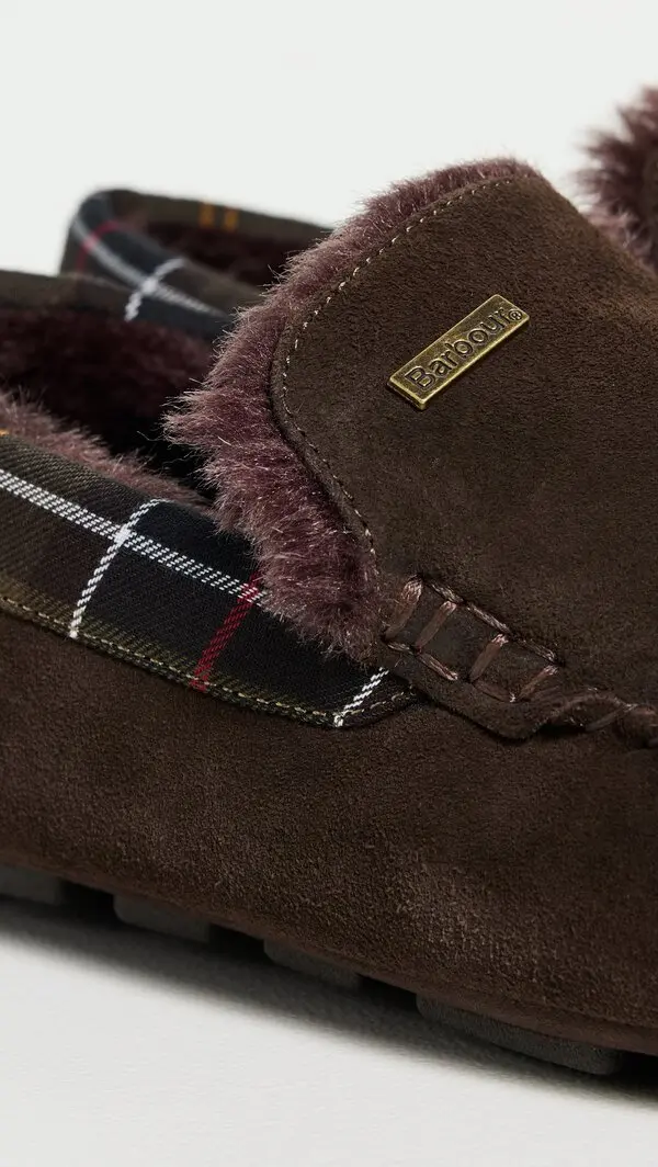 Barbour Suede Monty Slippers