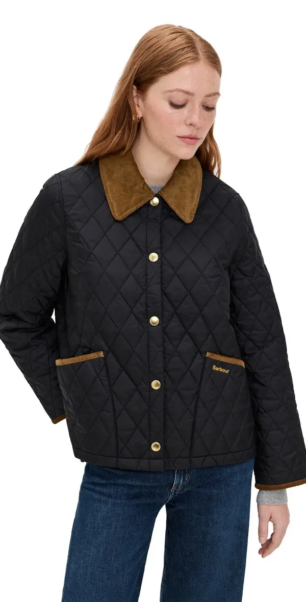 Barbour Icons Cropped Liddesdale Quilted Jacket