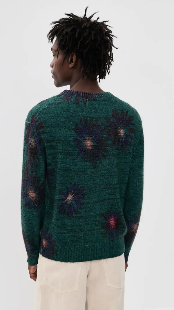 Paul Smith Floral Pattern Crewneck Sweater