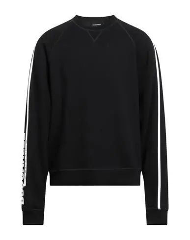 Dsquared2 Cotton Fleece Sweatshirt - Black
