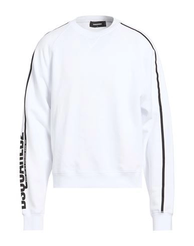 Dsquared2 Cotton Fleece Sweatshirt - White