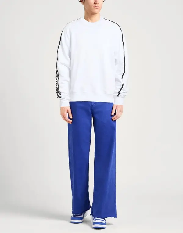 Dsquared2 Crewneck Sweatshirt With Side Seam Stripes