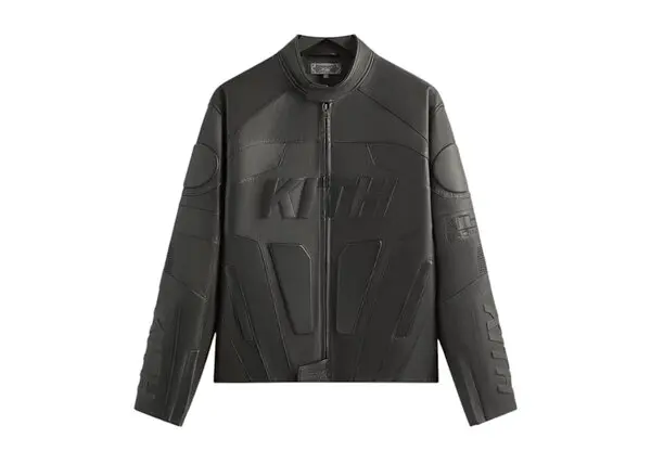 Kith Leather Moto Jacket - Black