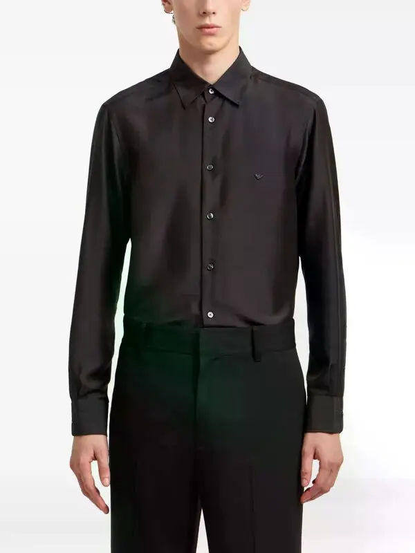 Emporio Armani Logo-patch Shirt