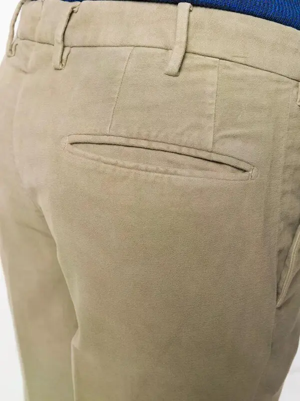 Incotex Textured Straight-leg Trousers - Neutrals