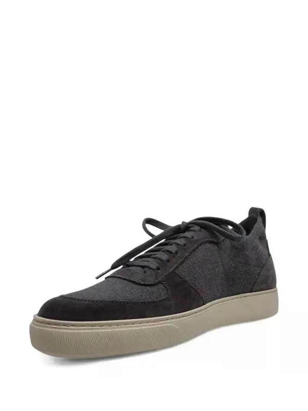 HENDERSON BARACCO Knit-suede Sneakers